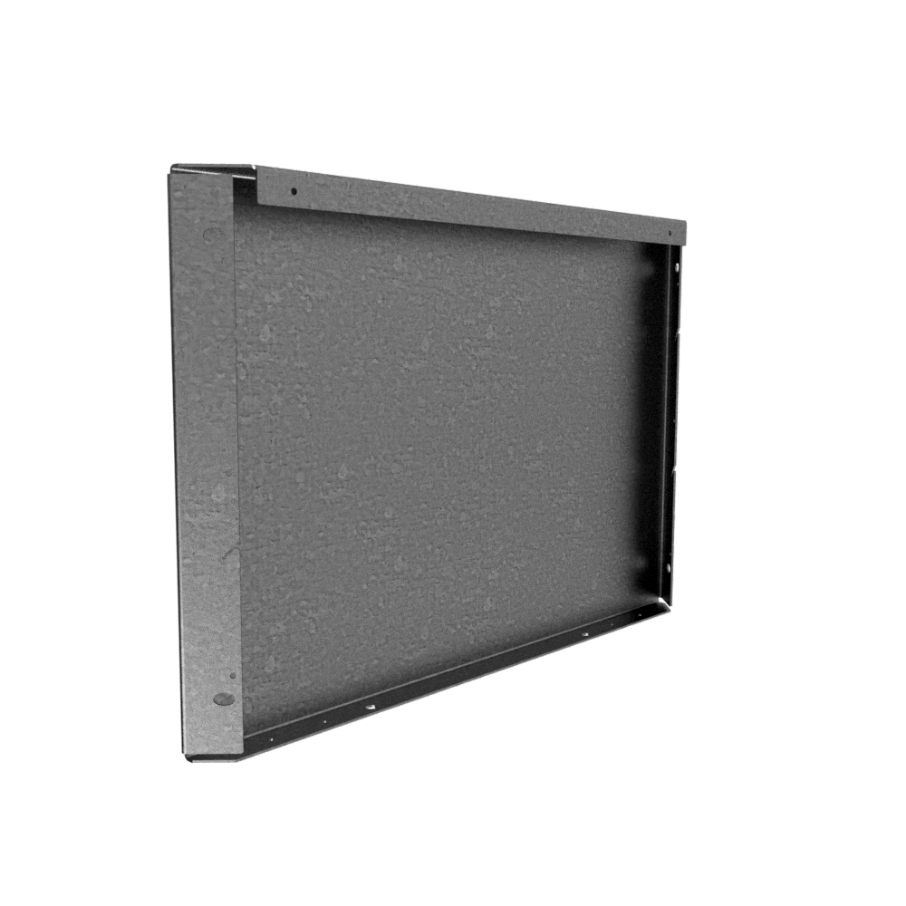 Straightcurve Zero-Flex Planter Panel Galvanised 400mm Tall x 400mm ...