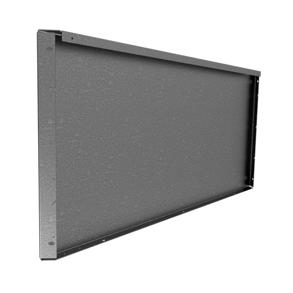 Straightcurve Zero-Flex Planter Panel Galvanised 560mm Tall x 1200mm ...