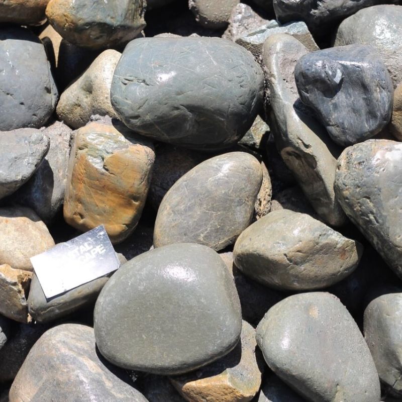 Pebbles Blue River Stone 150-300mm - Coastal Landscape Supplies