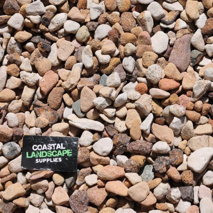 Pebbles 20-40mm Pebble Gold Tumbled Sandstone – Coastal Landscape Supplies